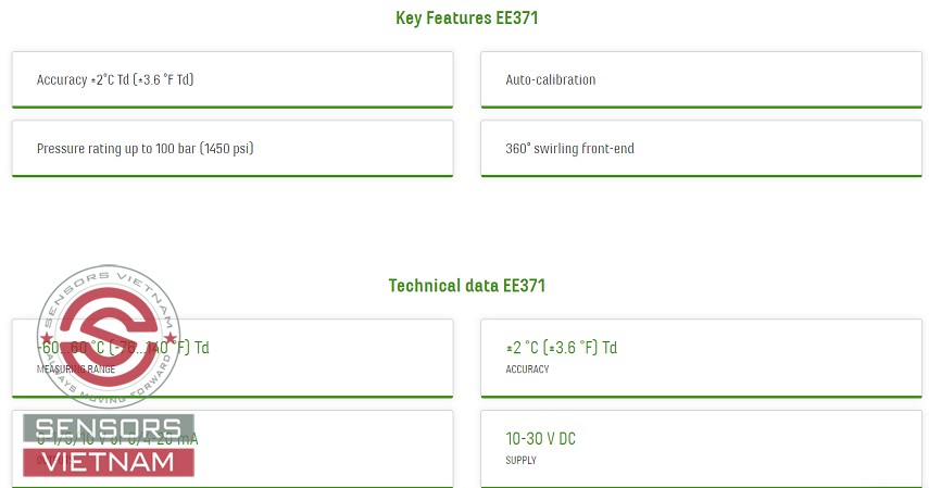Sensors Việt Nam đại lý phân phối Cảm biến điểm sương EE371 E+E ELEKTRONIK - SENSORS VIỆT NAM ...